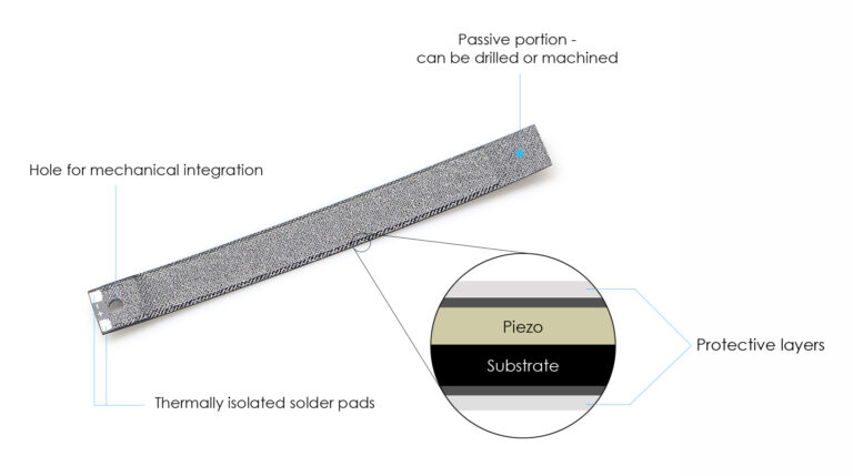 Reliable piezoelectric benders